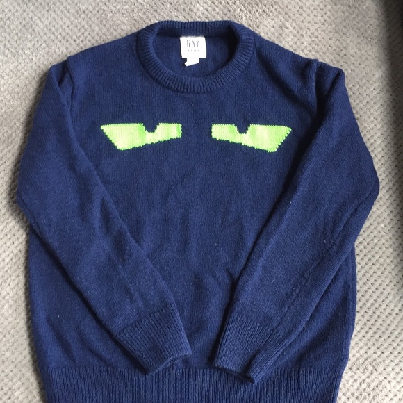 GAP | Shirts & Tops | Spooky Eyes Sweater | Poshmark